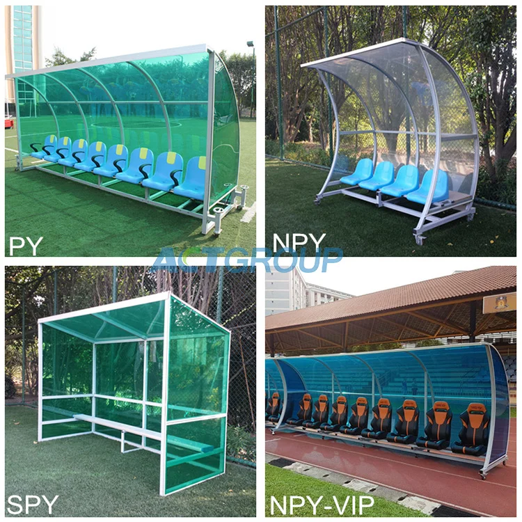 Portable Football Bench Players - Durable & Seater Options