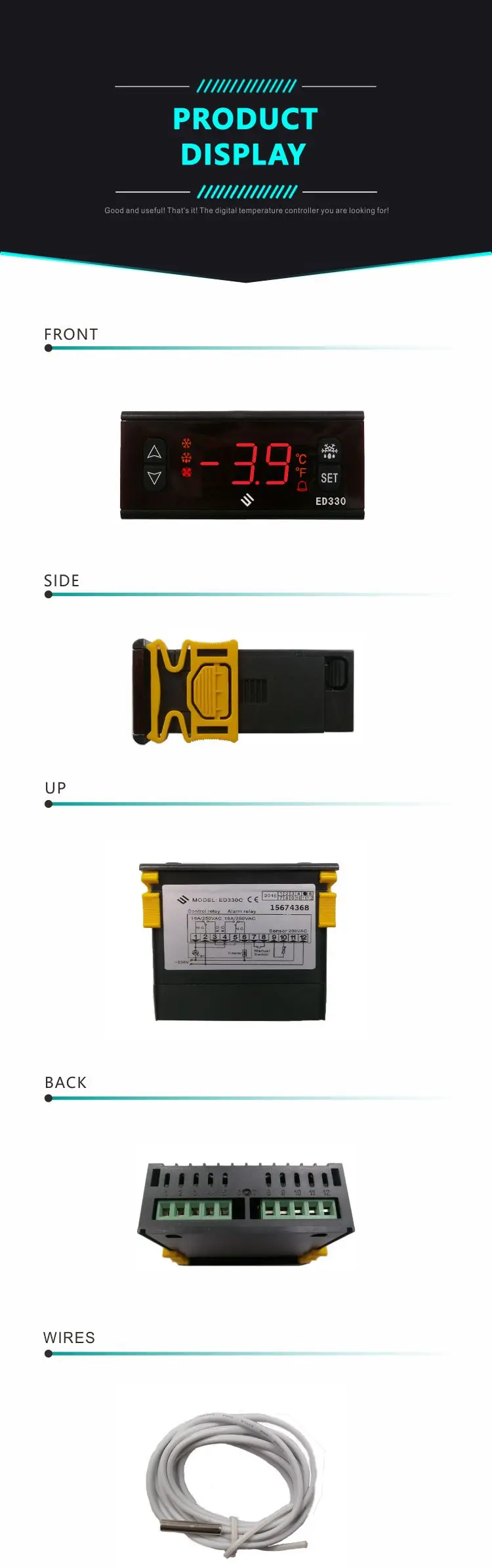 Shangfang ED330 Smart Thermostat - Precision Temperature Control