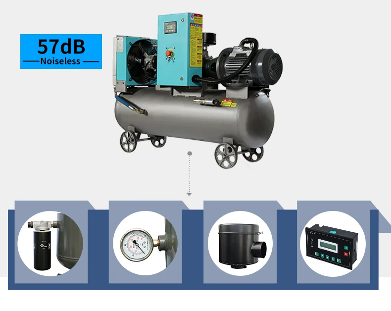 Factory Price Japan 3 Phase 200v Rotary Screw Air Compressors 10 Hp ...