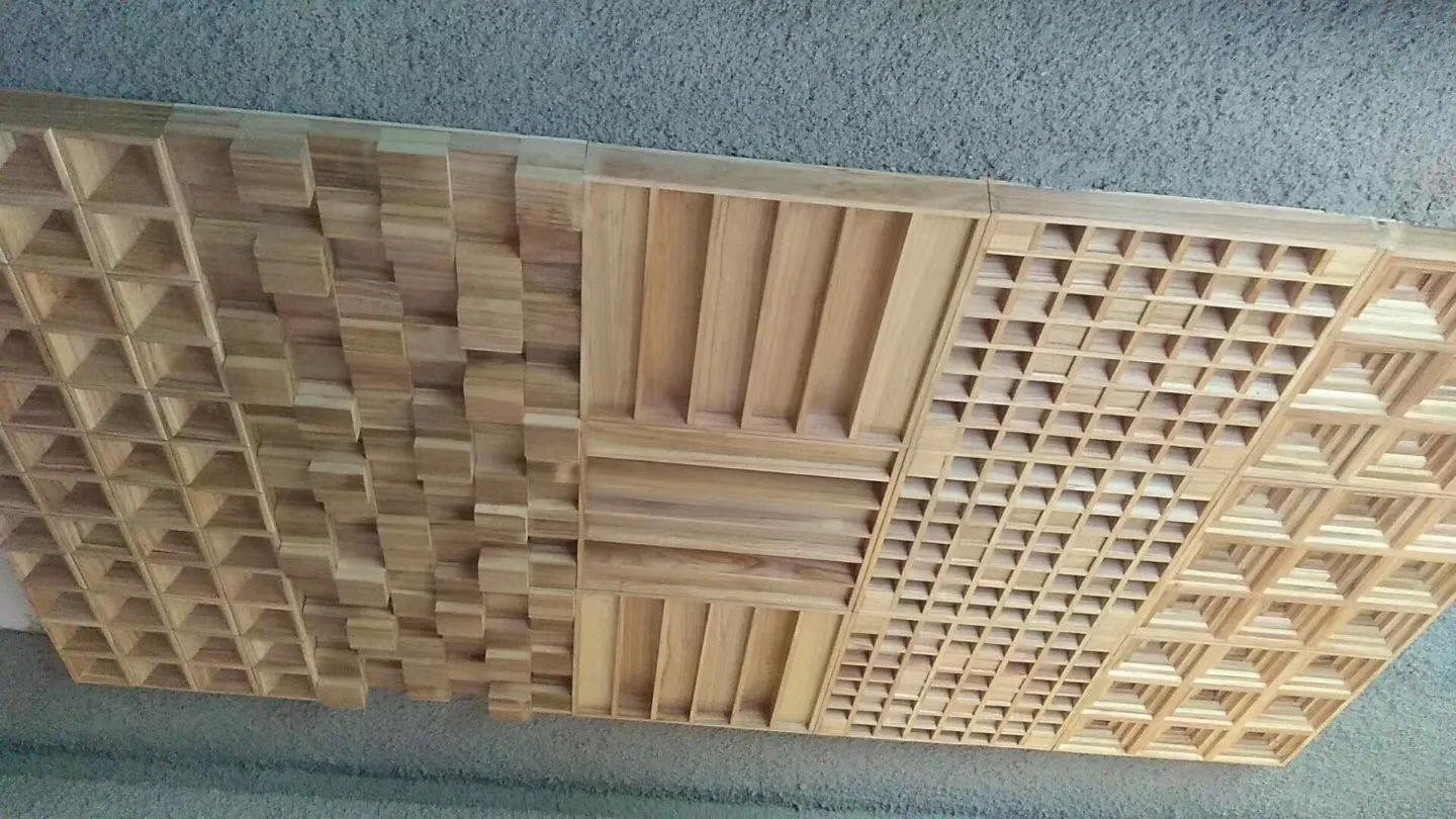 Solid Acoustic Panel For Ceiling Qrd Acoustical 2d Wooden Diffuser ...