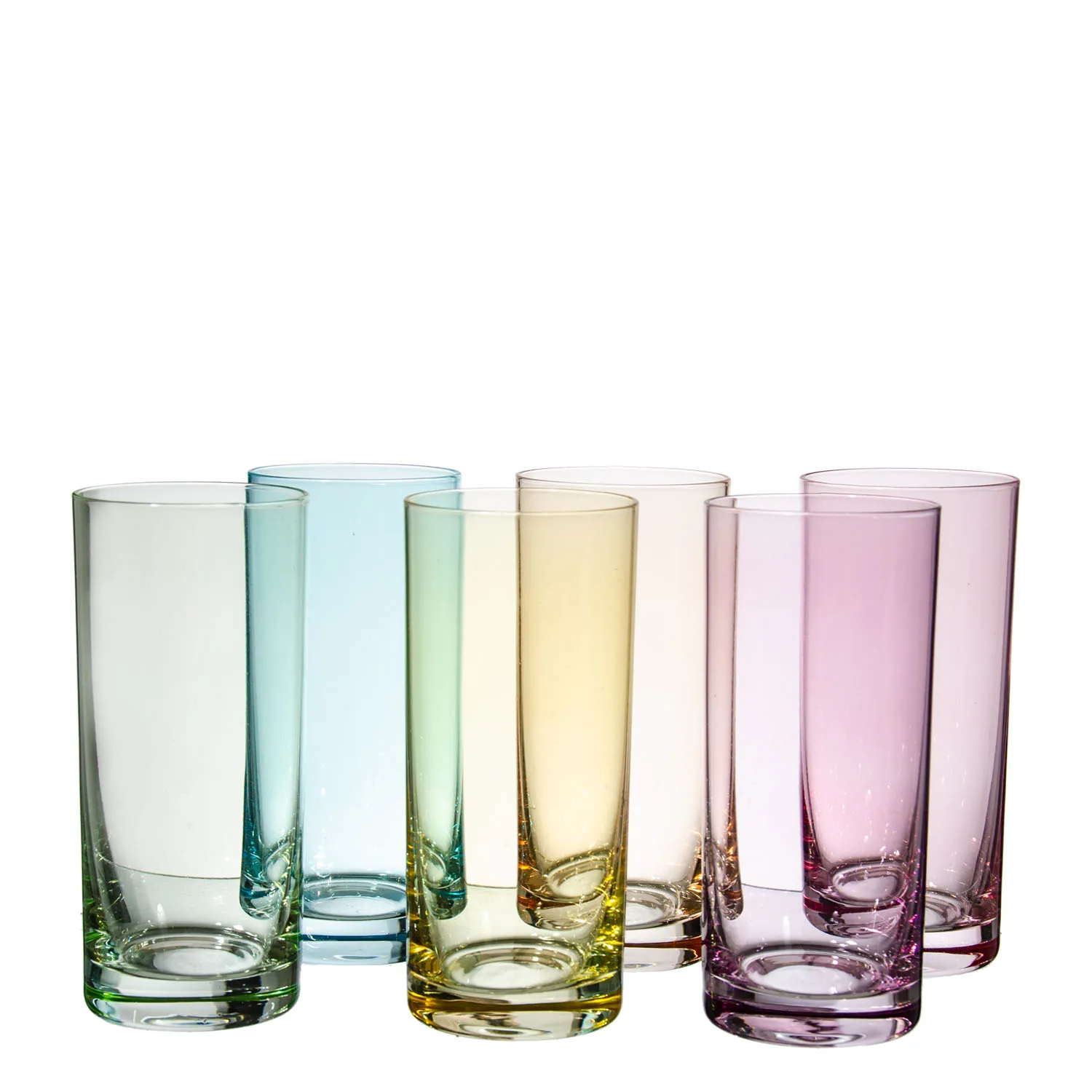 Wholesale Colorful Drinking Glassware Glass Tumblers For Drinking ...