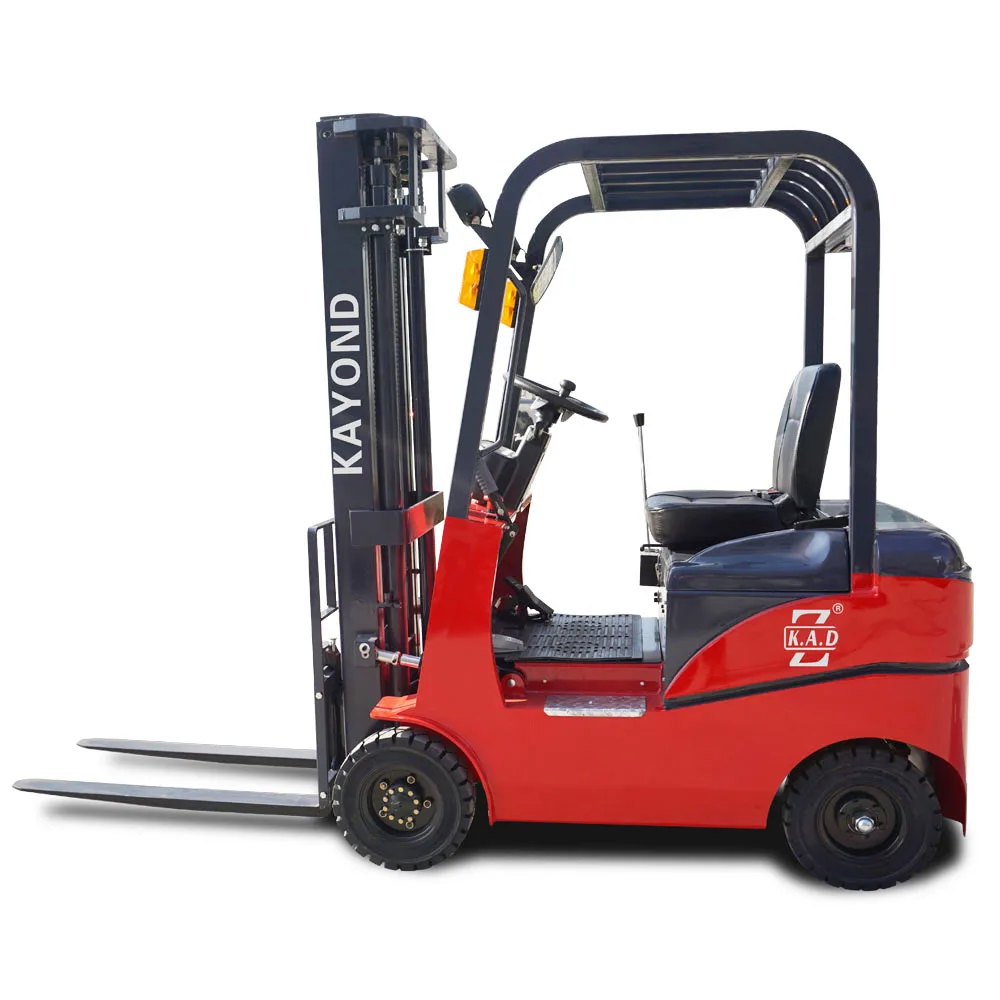1000kg Load Capacity 2 Stage Mast Diesel Forklift Four Wheel Drive ...