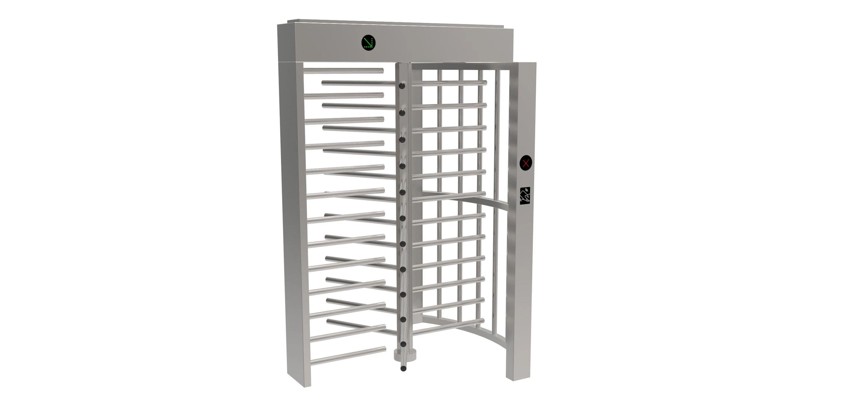 Custom Automatic Security Revolving Full Height Turnstile Gate For ...