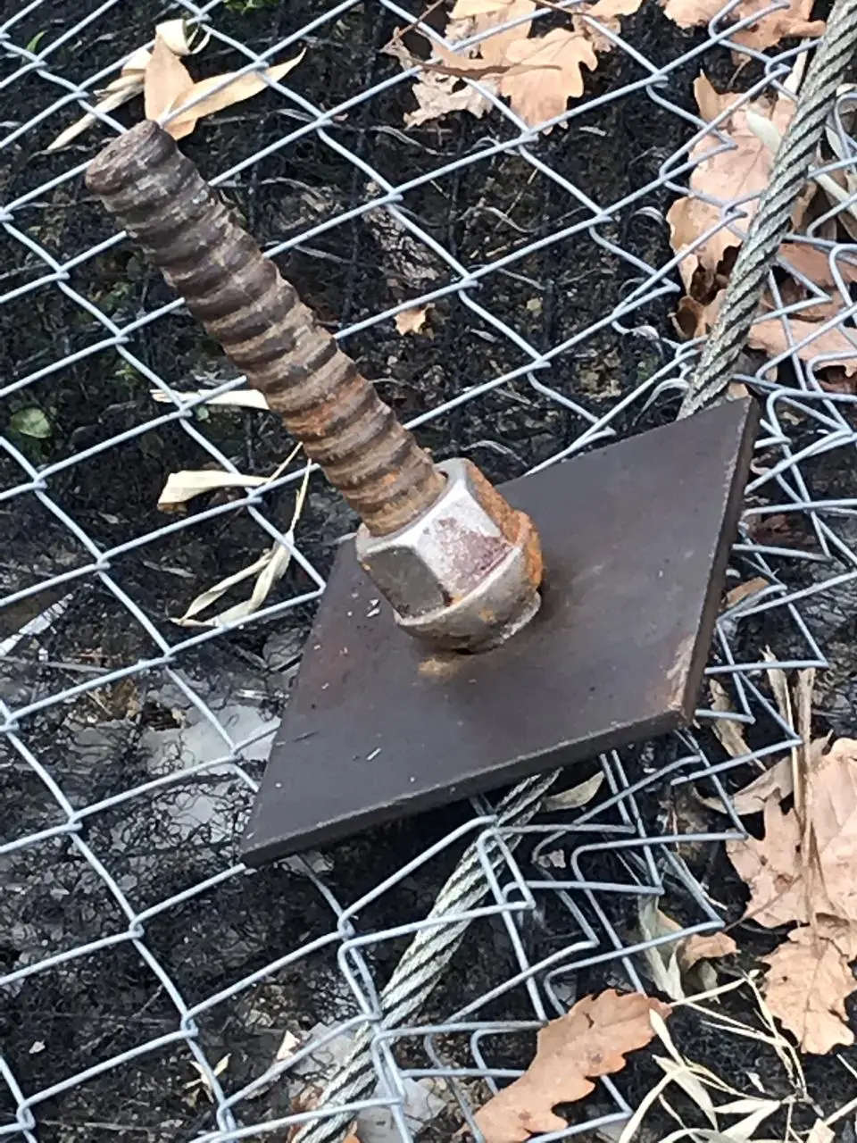 Galvanized Rockfall Barrier Mesh - Slope Protection Net