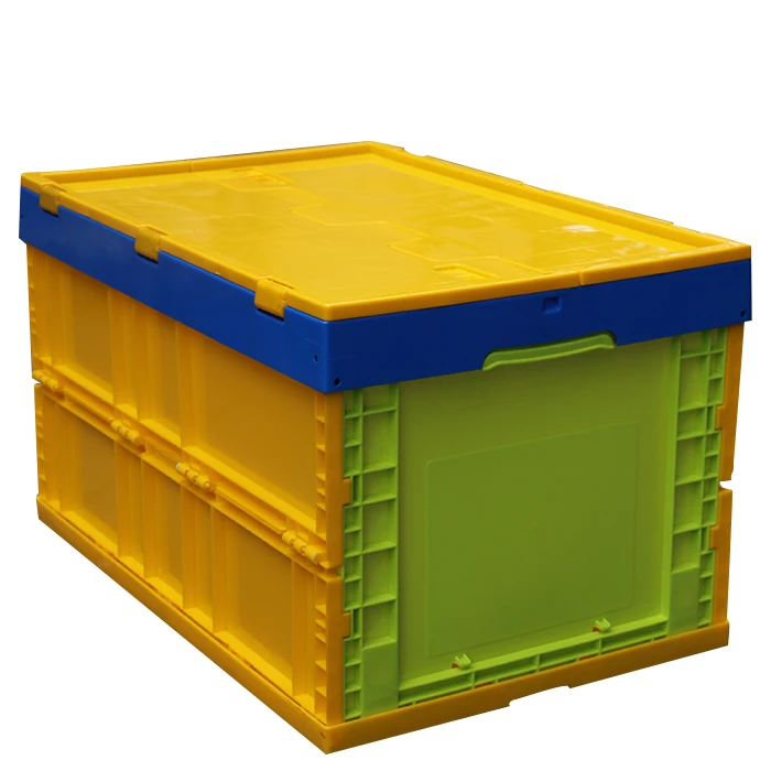 Qs Collapsible Crate Industrial Stackable Folding Transport Plastic ...