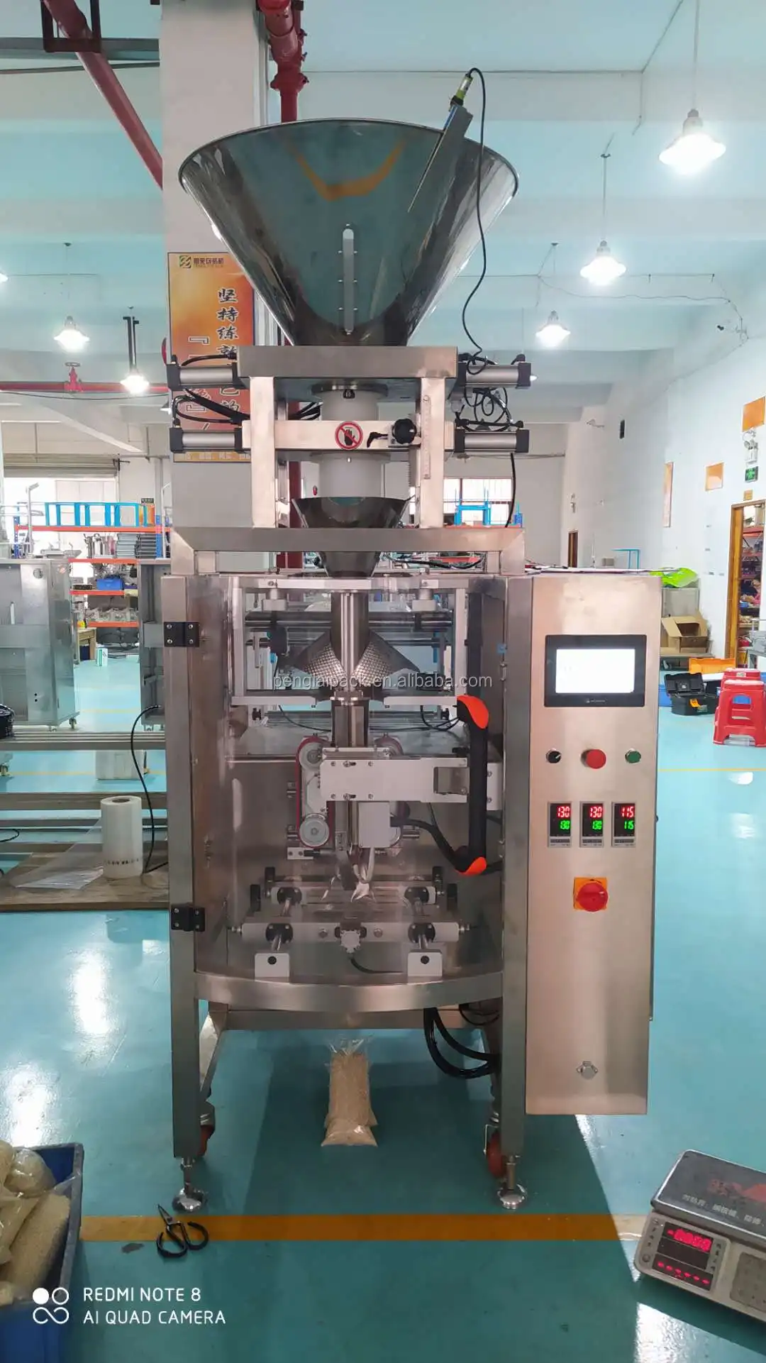 Automatic 1kg Salt /sugar / Rice / Grain Sachet Packing Bagging Sealing ...