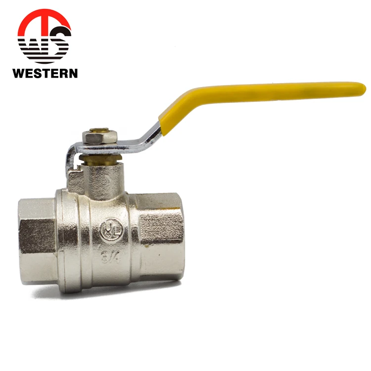 CW617N Material Nickel Plated FXF BSP Thread Ball Valves