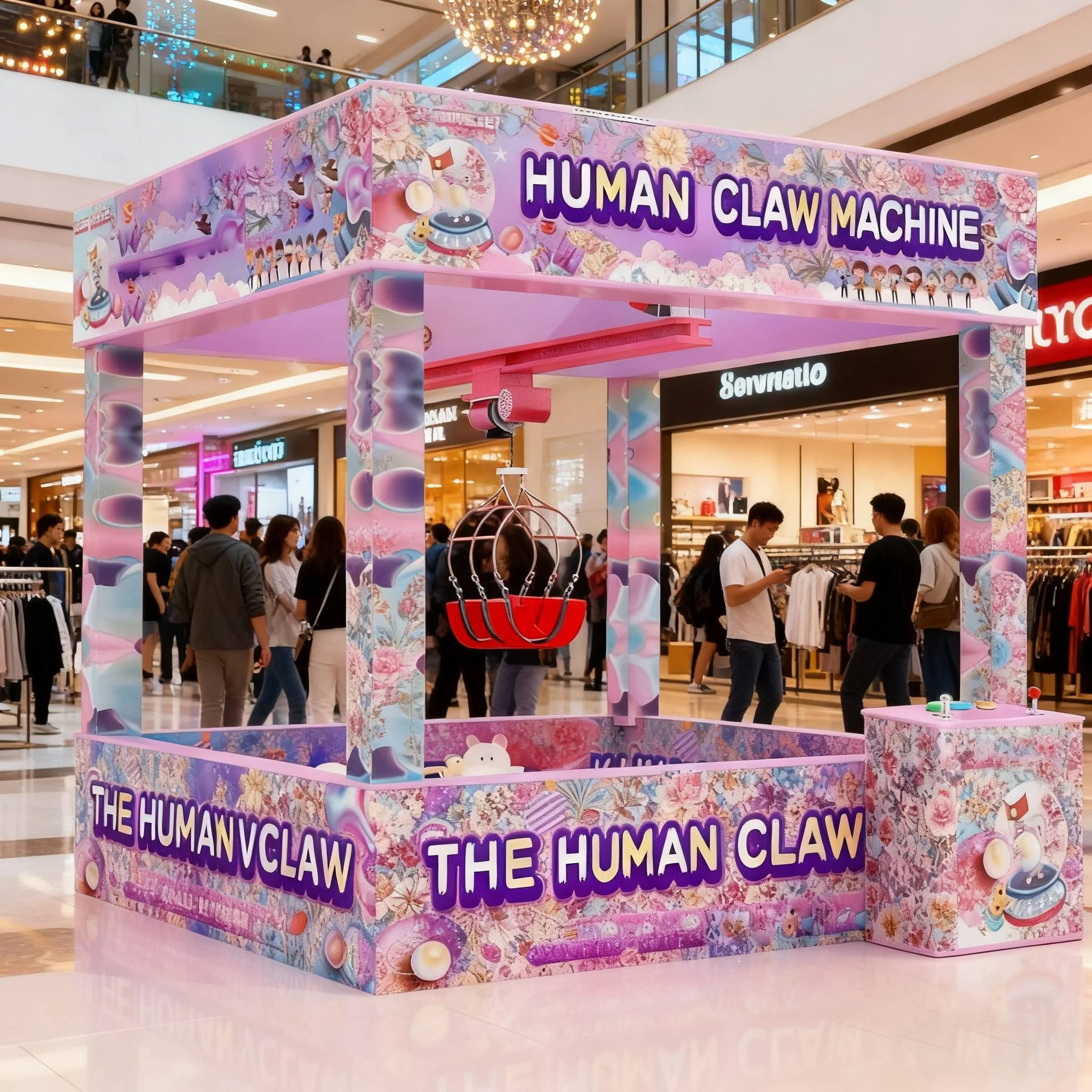 Giant Human Arcade Crane Machine for Kids & Adults English Steel 110 ...