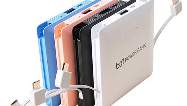 Small Size Square Power Bank Biscuits Power Bank 5000mah With Full ...