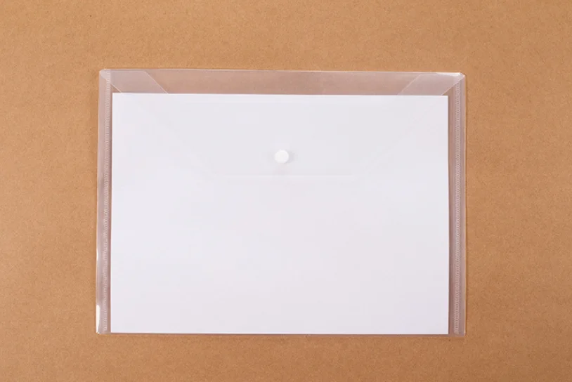 Plastic Envelopes - Clear Document Folders for A4 Size