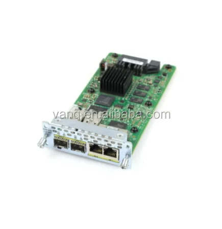 Used 2-port Wan Nim Dual-mode Rj45 & Sfp Network Interface Module Nim ...