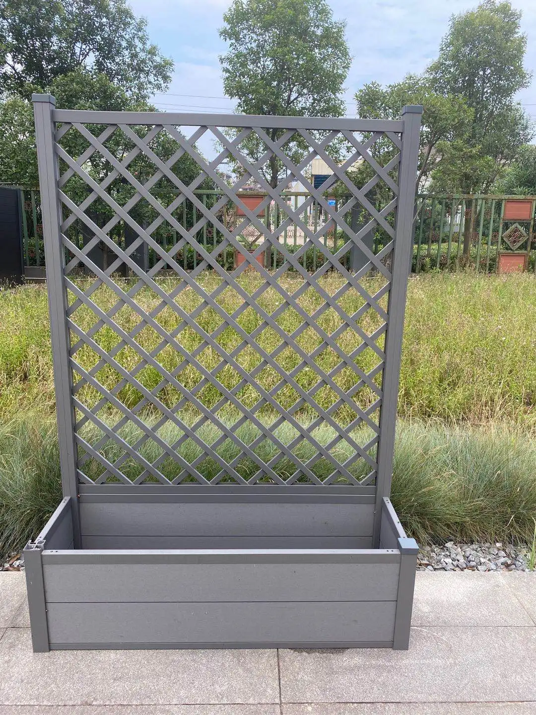 Wholesale Outdoor Large Wpc Wood Recycle Plastic Flower Planter Pot Box ...