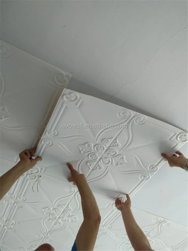 Pe Foam Self Adhesive Ceiling For Ceiling Decoration Ceiling Tiles ...