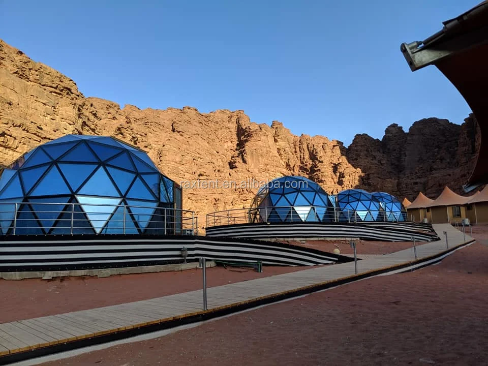 Cheap Geodesic Dome Kit for Sale - 6M/8M Glass Dome House for Glamping ...