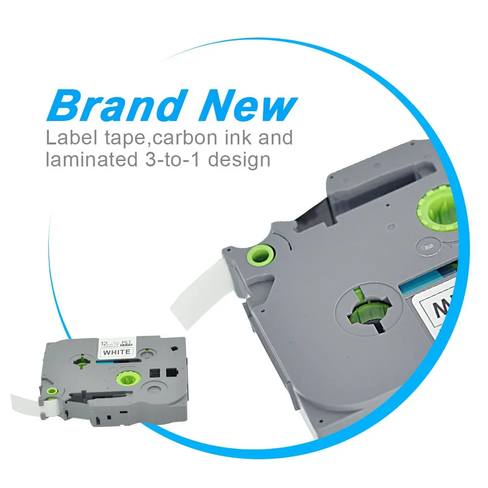 Label Maker Tape PTD210 PTD200 PTH100 PTH110 PTD400VP PTD600 Compatible ...