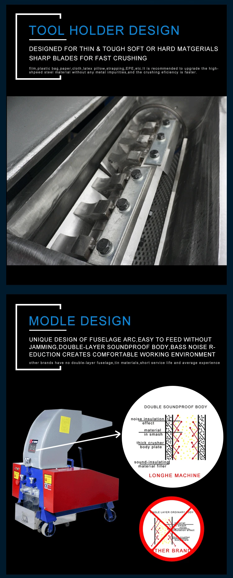 Clothes Shredder Textile Crusher Small Fabric Shredding Recycling ...