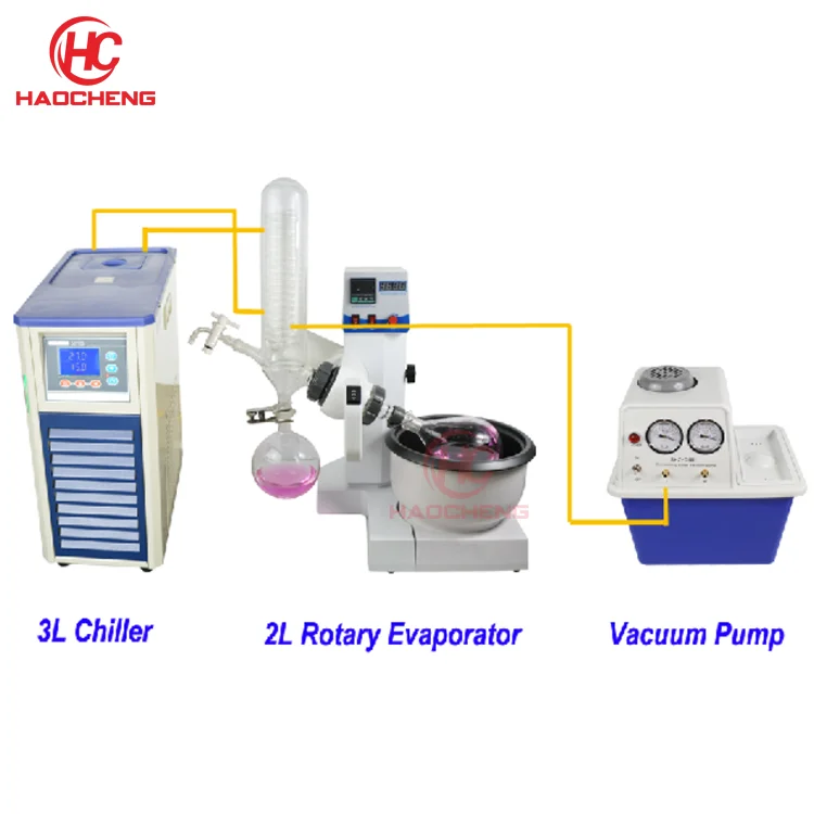 1l Chiller Vacuum Distillation Machine Evaporator - Buy Vacuum ...