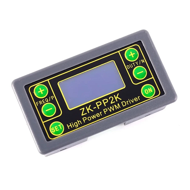 Zk-pp2k Pwm Signal Generator 8a Driver Module For Motor /lamp Dual Mode Lcd Pwm Pulse Frequency ...
