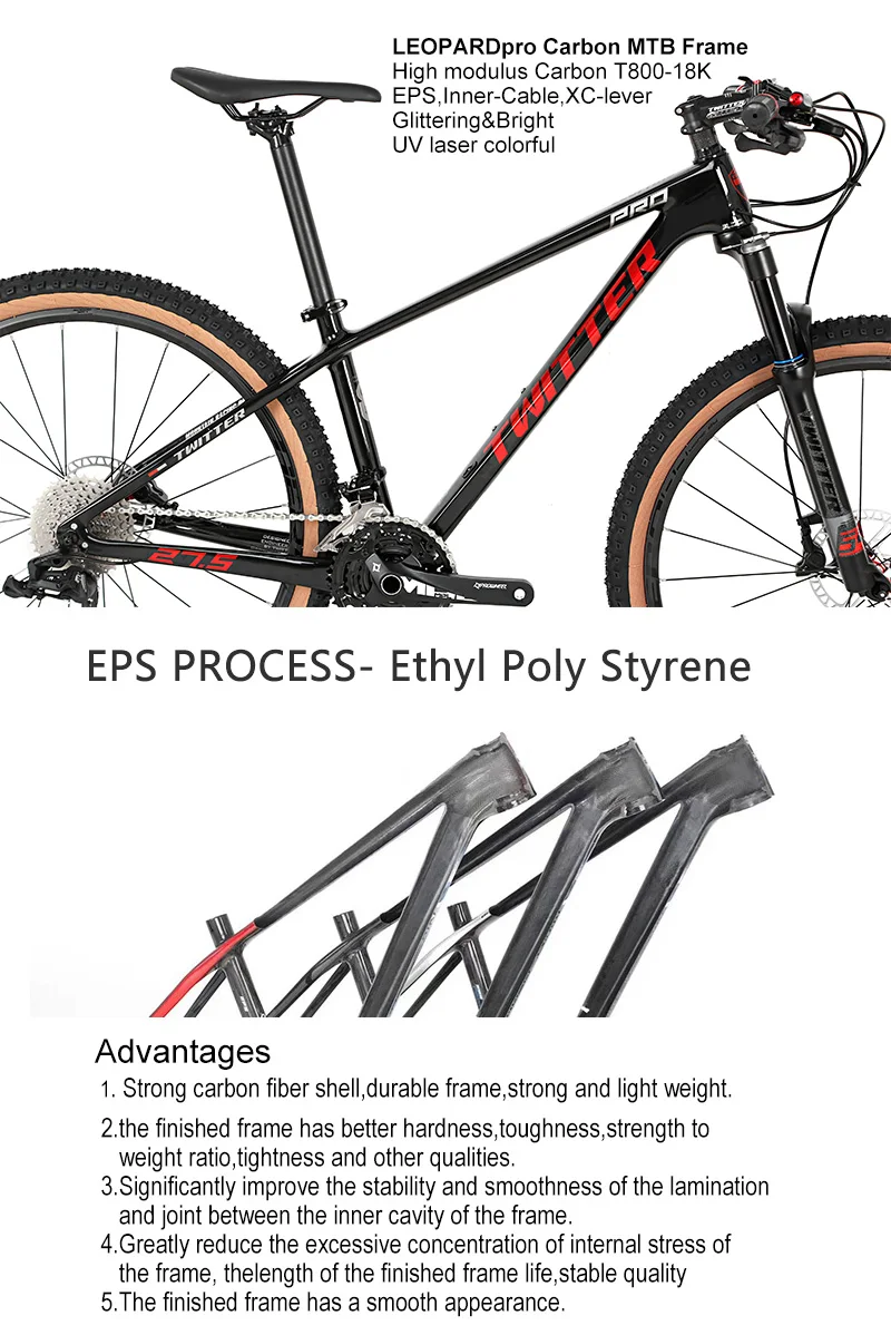 LEOPARD 29er Mountain Bikes - Premium Carbon Frames