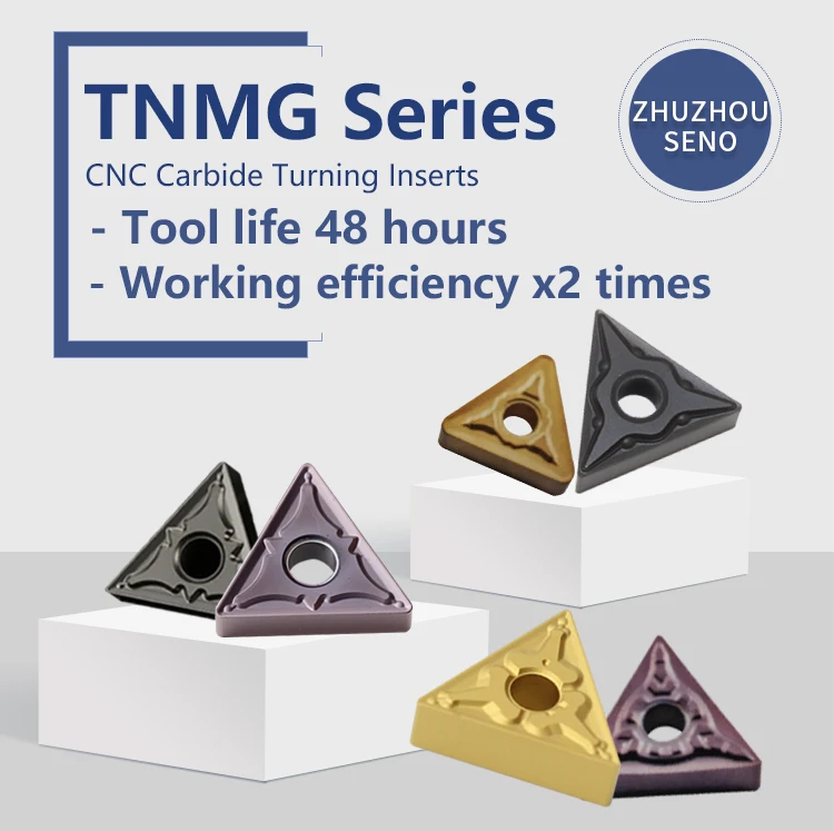 Metal TNMG 160404 160408 Turning Tool & Tungsten Carbide Inserts for Lathe