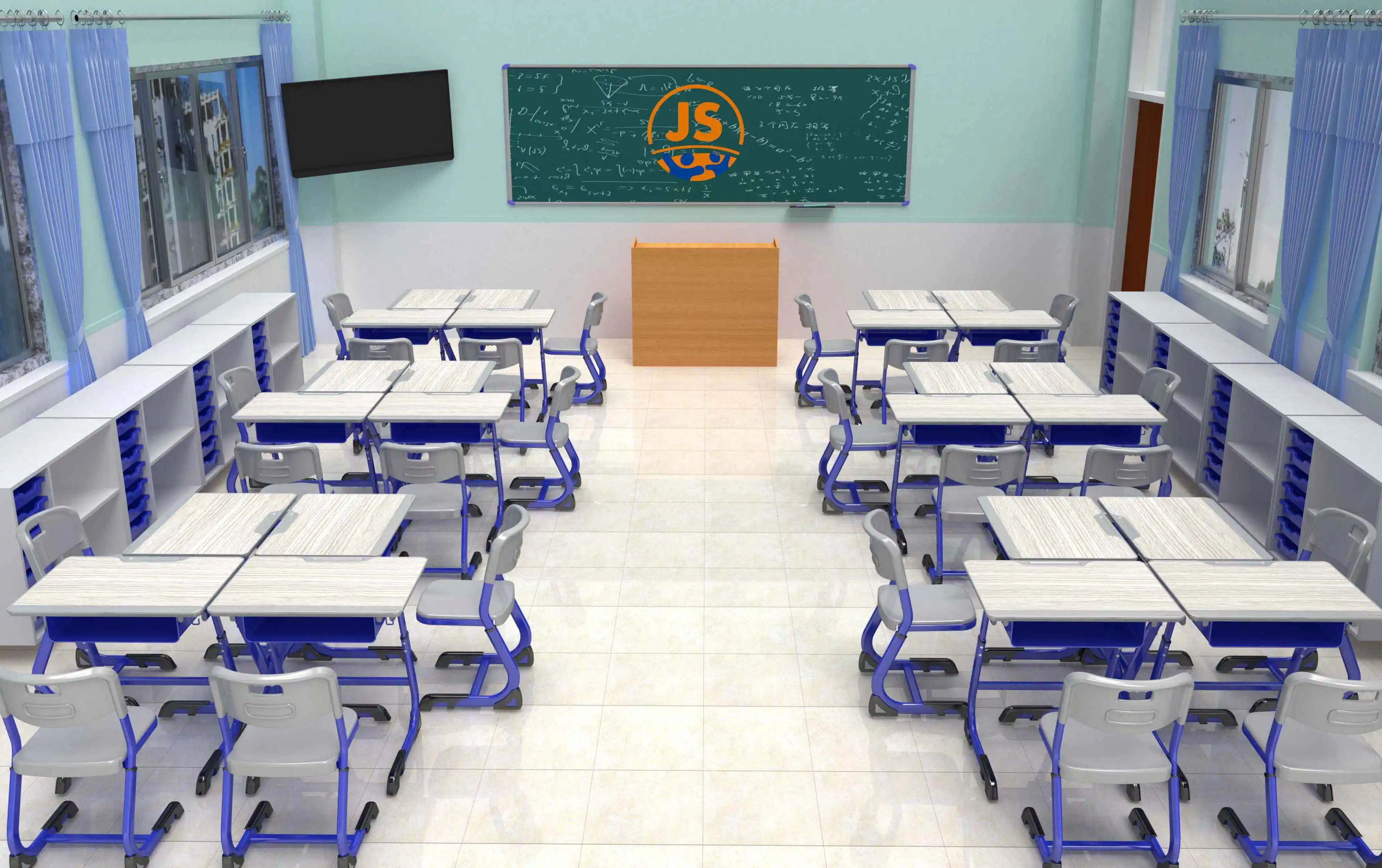 Modular Primary School Desks and Chairs - Hot Sales!