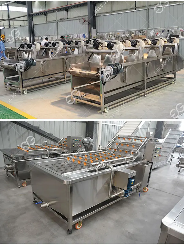 Máquina De Lavado Y Secado De Lechuga,Tomate,Frutas Y Verduras,Con ...