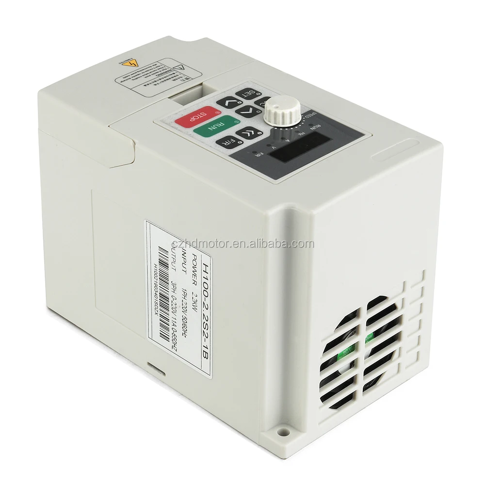 Inverter 220v 1.5kw For Spindle Motor 2-phase Vfd - Buy 220v Inverter,1 ...