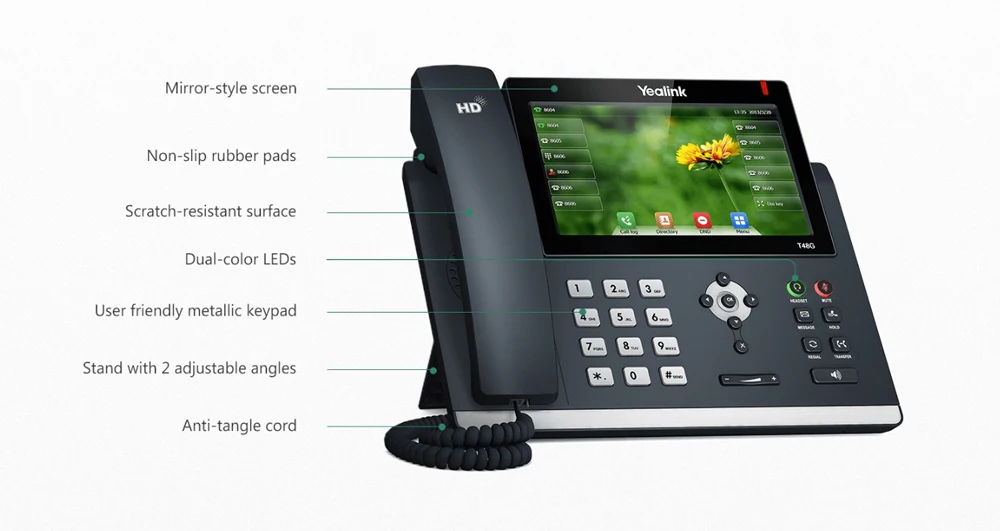 SIP-T48U IP Phone - Reliable Voip Communication Solutions