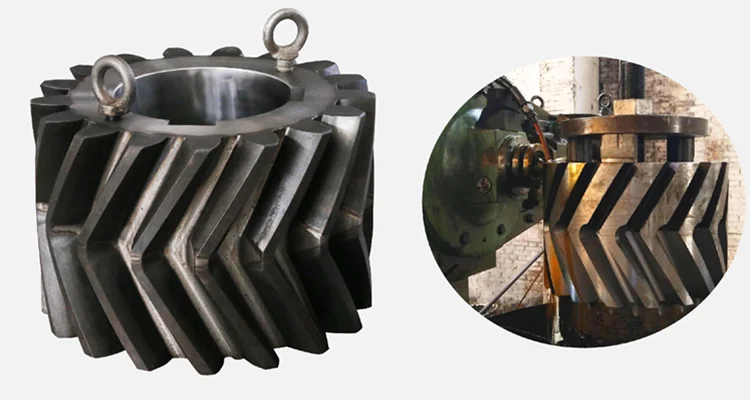 Custom Industrial Drive Transmission Forging Steel Large C45 Metal ...