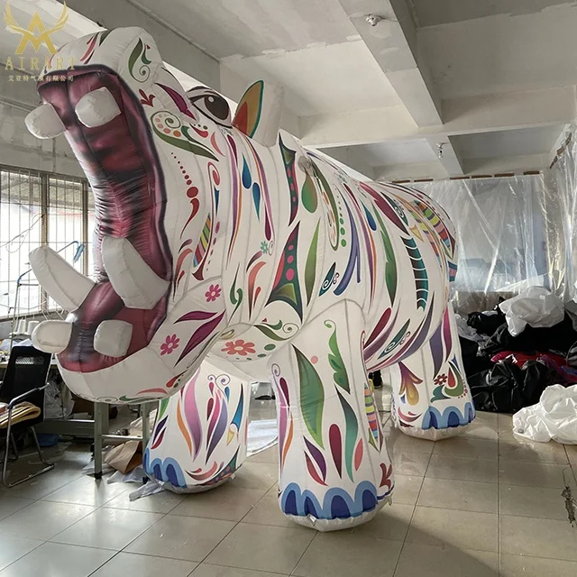 Advertising Inflatable Animal Hippopotamus Inflatable Cartoon Model ...