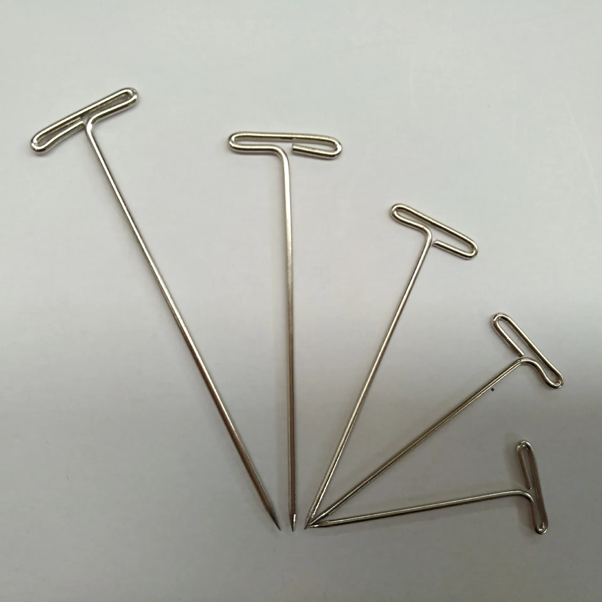 450 Pieces Steel T-pins Nickel Plated With Plastic Transparent Package ...