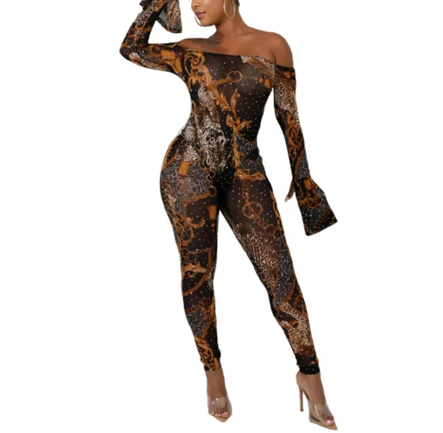 Wholesale Custom Onesie Long Sleeve Sexy Rompers Adult Onesie Pajamas