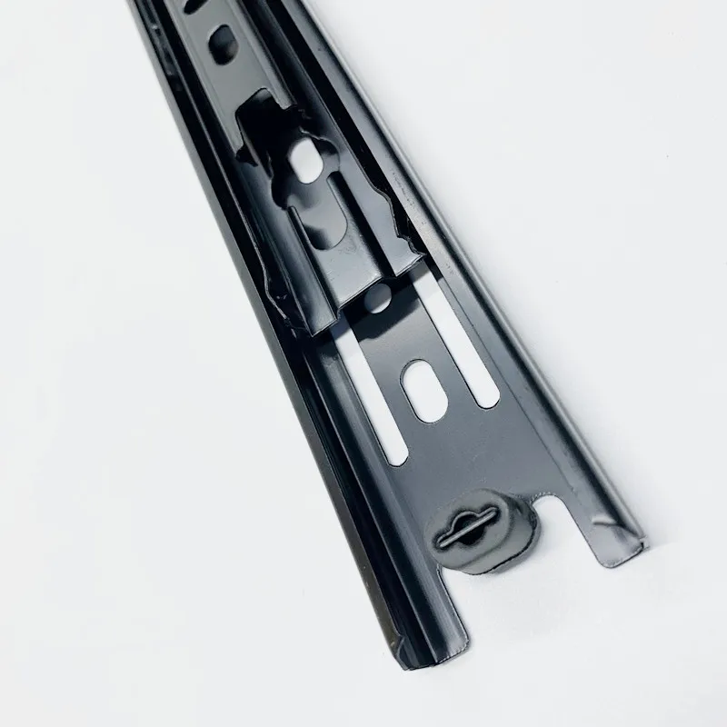 Telescopic Runners 2 Fold Push-open Hidden Drawer Slide Rail Color ...