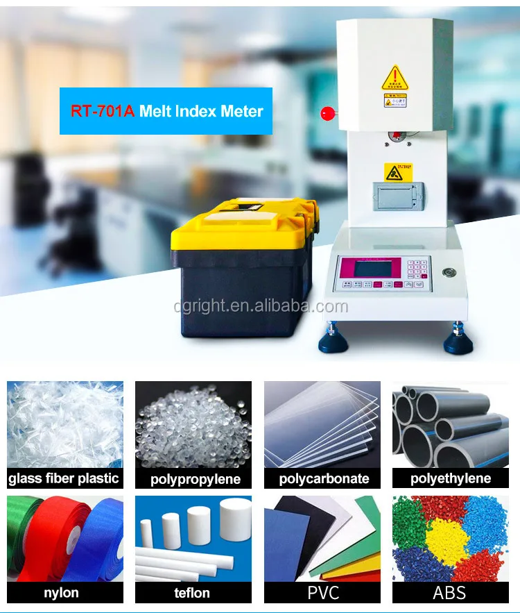 Plastic Melt Flow Index Test Apparatus - Polypropylene MFR Tester