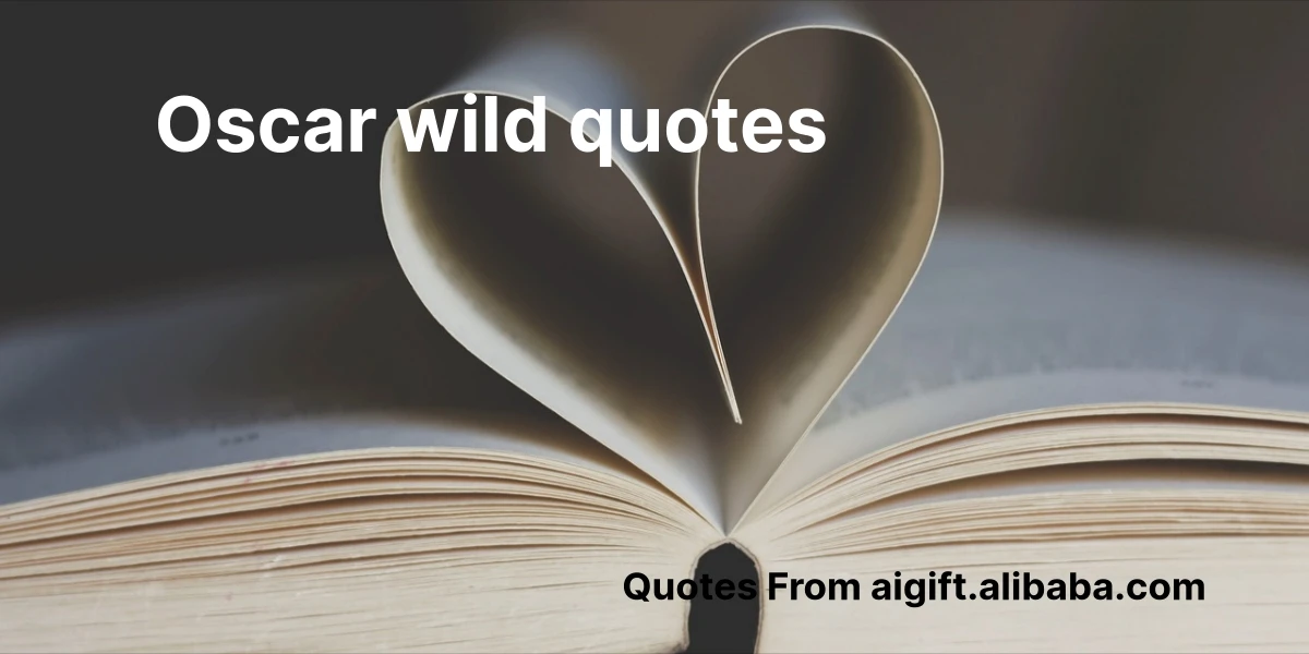 Oscar Wilde Quotes: Timeless Wit & Wisdom