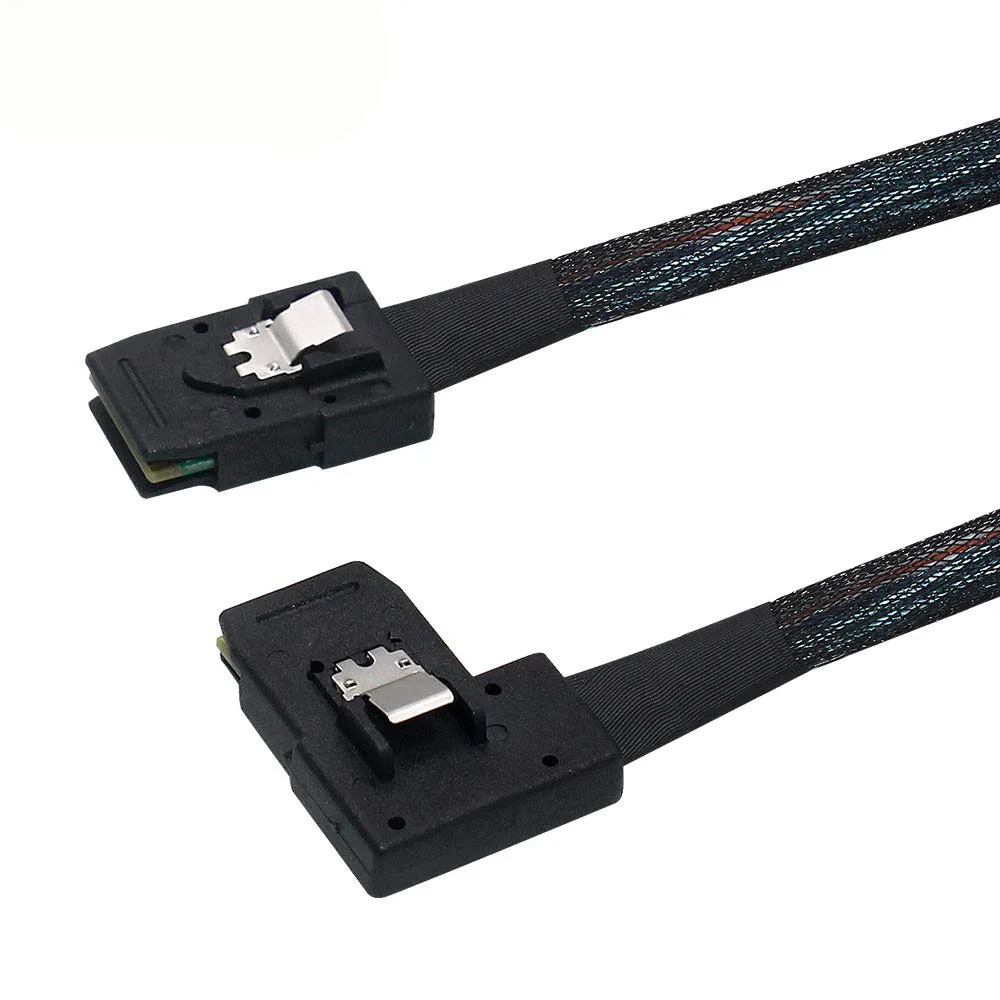 Internal Mini SAS SFF-8087 to Right Angle SFF-8087 Cable Compatible ...