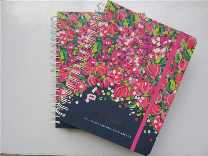 Custom 2020 printing spiral a5 chevron planner agenda logo anillas ...