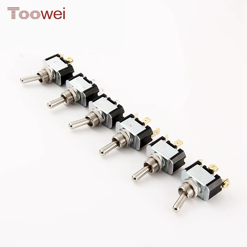 Waterproof IP67 250VAC ON-OFF-ON Mini metal Toggle Switch Products from ...