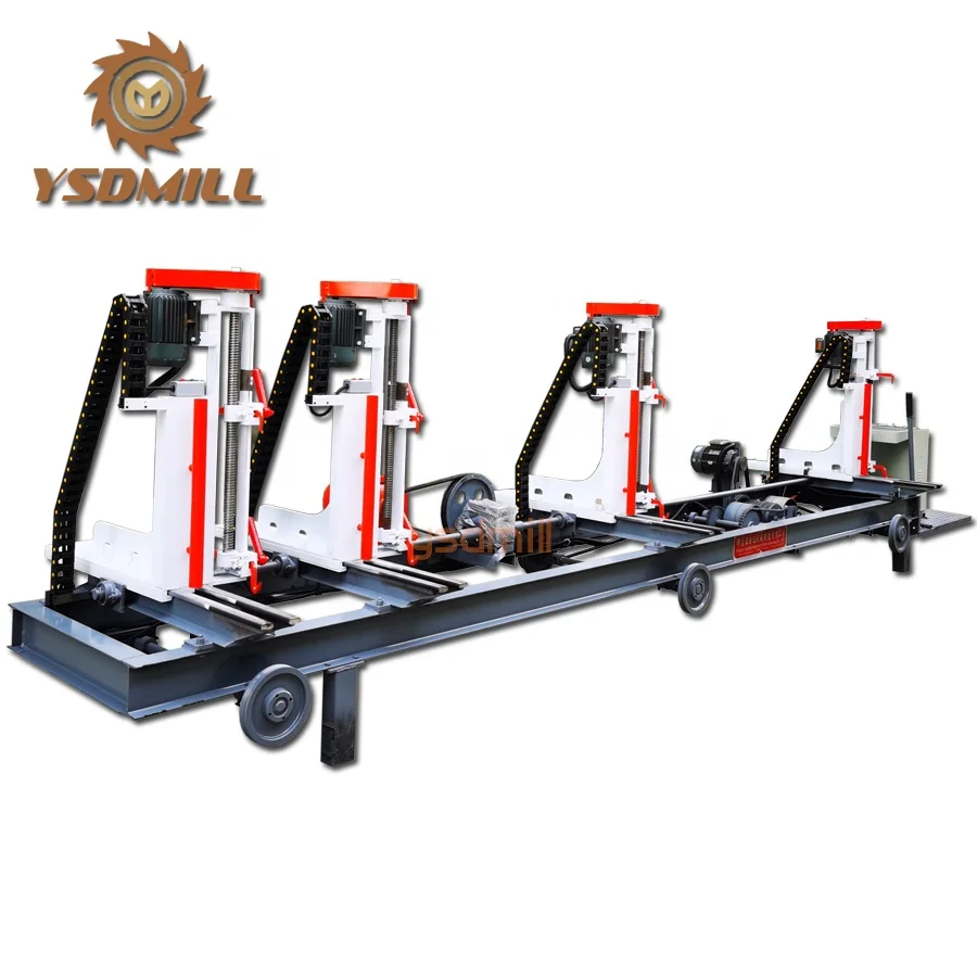 Sawmill Woodworking Log Carriage with Band Saw Machine