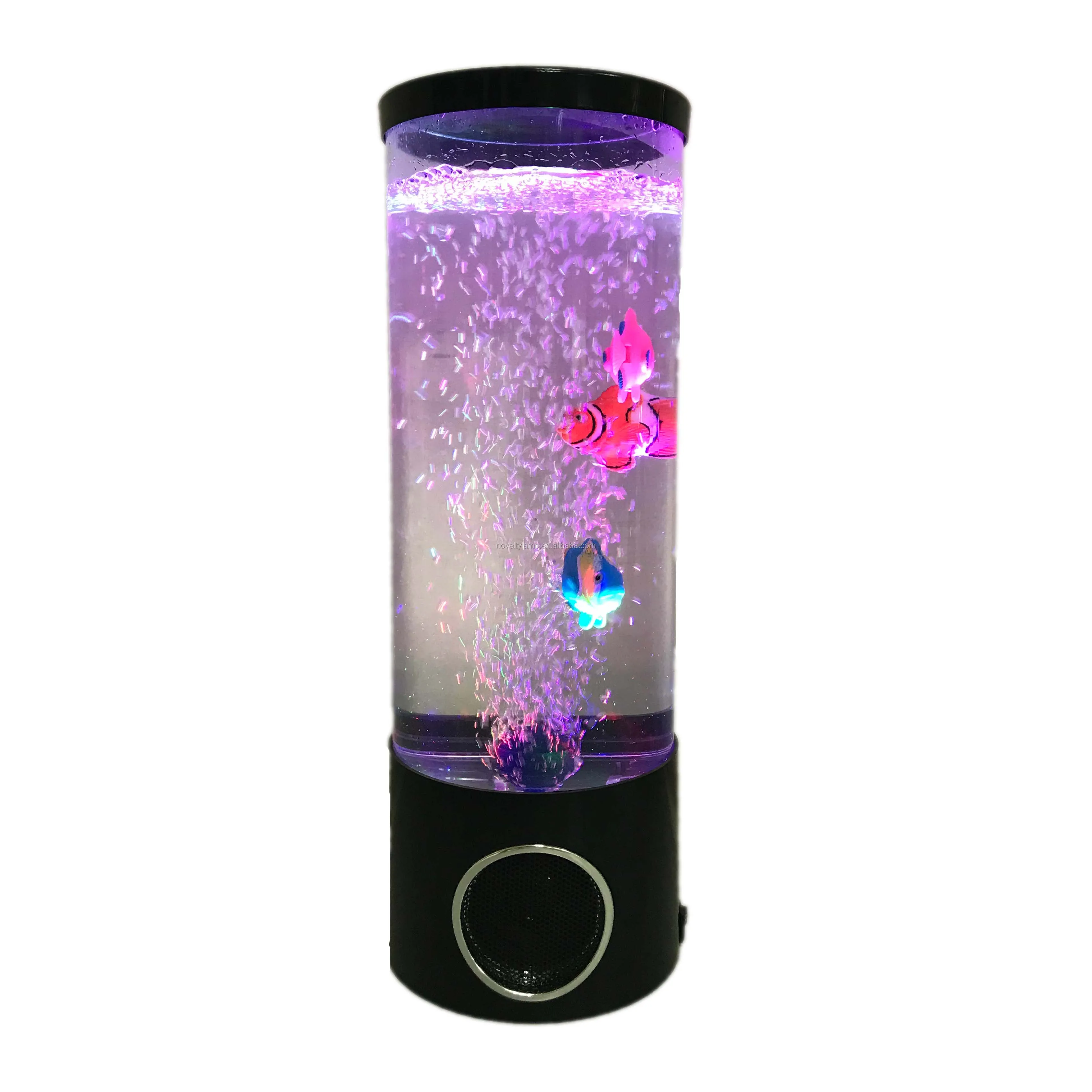 11inch Led Color Change Bubble Fish Aquarium Sea Life With Bluetooth ...