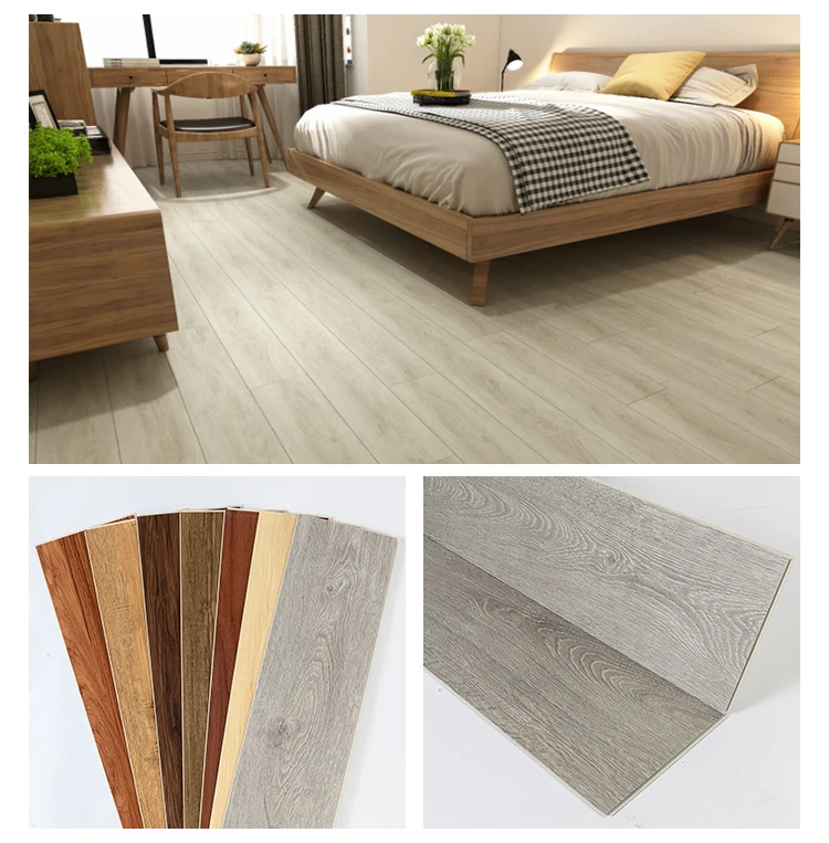 1.5mm Ixpe Backing Commercial Use Virgin Vinyl Rigid Core Spc Plastic ...