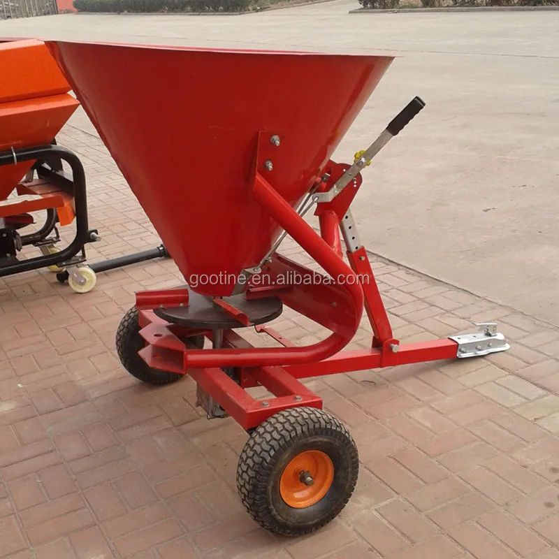Airport Grassland Fertilization Machine Cone Hopper ATV Drag Fertilizer ...