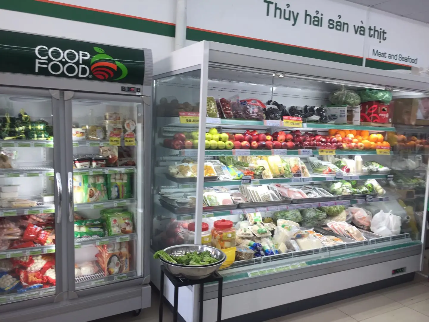 Large Capacity Air Curtain Chiller for Supermarket Display