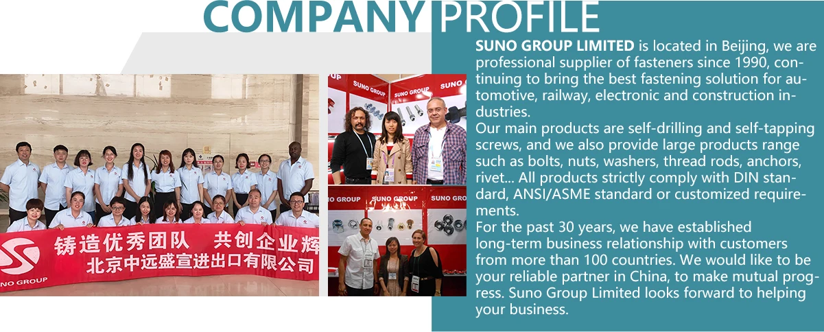 Suno Group Limited - Bolts, Rivets