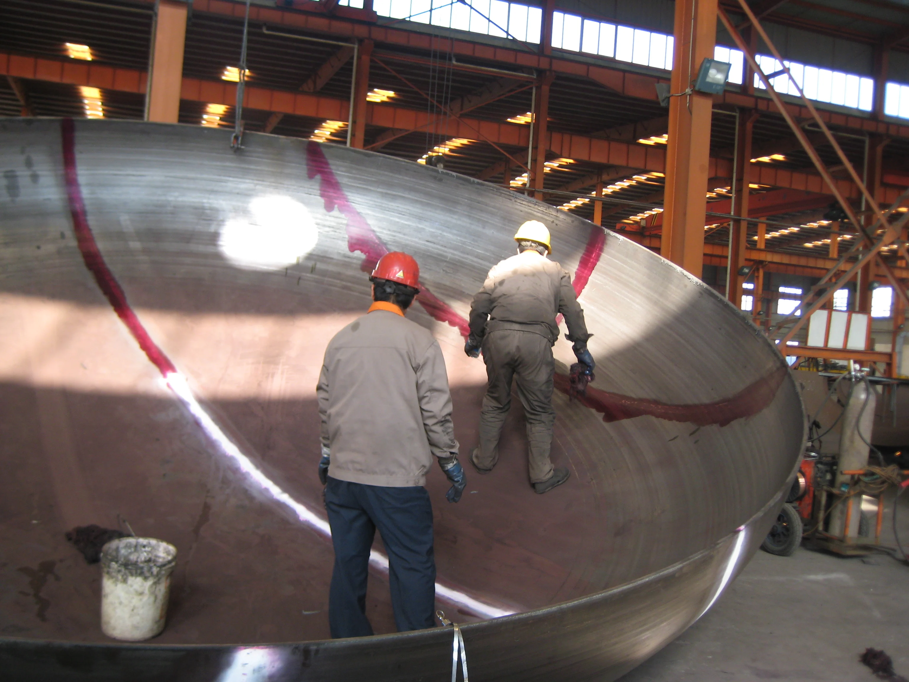 Carbon Steel Chemical Storage Pressure Vessel Tank Ends Dished Heads ...