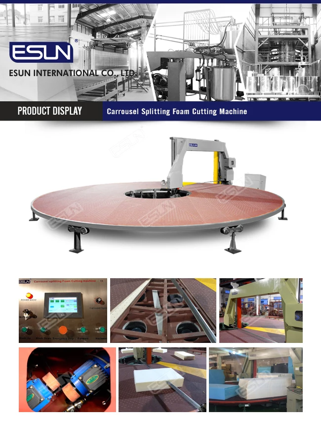 EYP-73/100 Carousel Foam Splitting Cutting Machine - High-accuracy