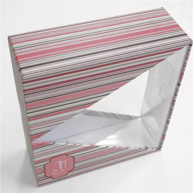Plastic Window See Through Amazing Paper Box For Baby Towel Set Gift ...