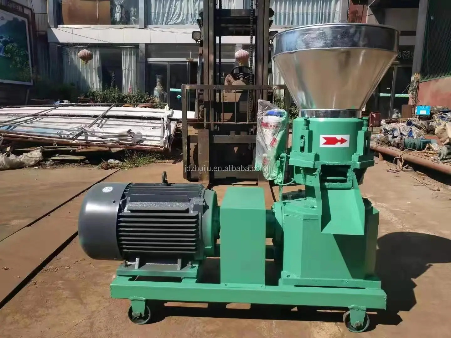 1 Ton Per Hour Chicken Manure Fertilizer Pellet Making Machine - Buy ...