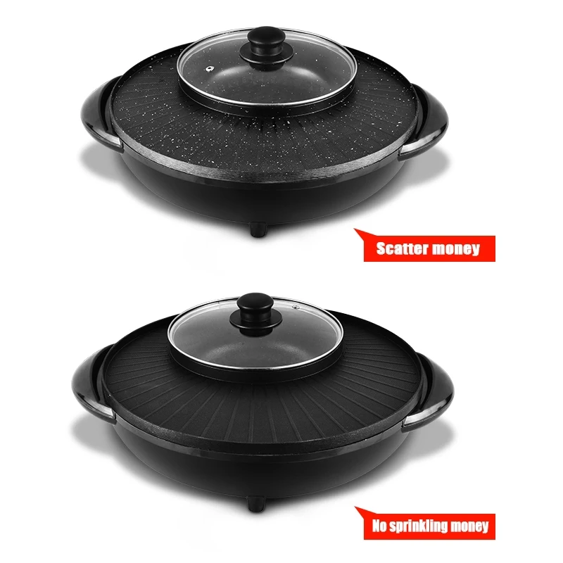 Hot Pot Smokeless Home Use Multi-functional Table Electric Self Heating ...