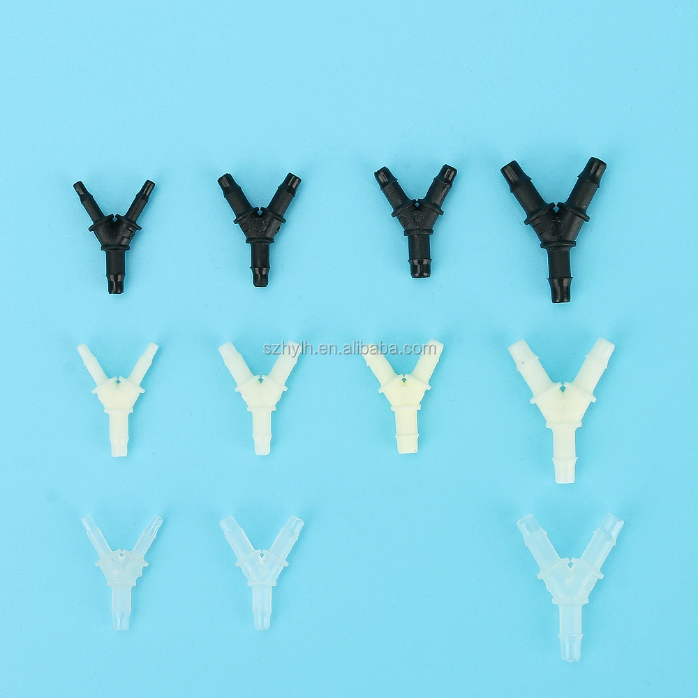 Model Y Tube Connector Inkjet Printer Ink Connector #8 To #6 Fitting ...